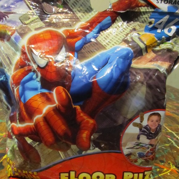 Marvel | Toys | Marvel Large Piece Spiderman Floor Puzzle | Poshmark